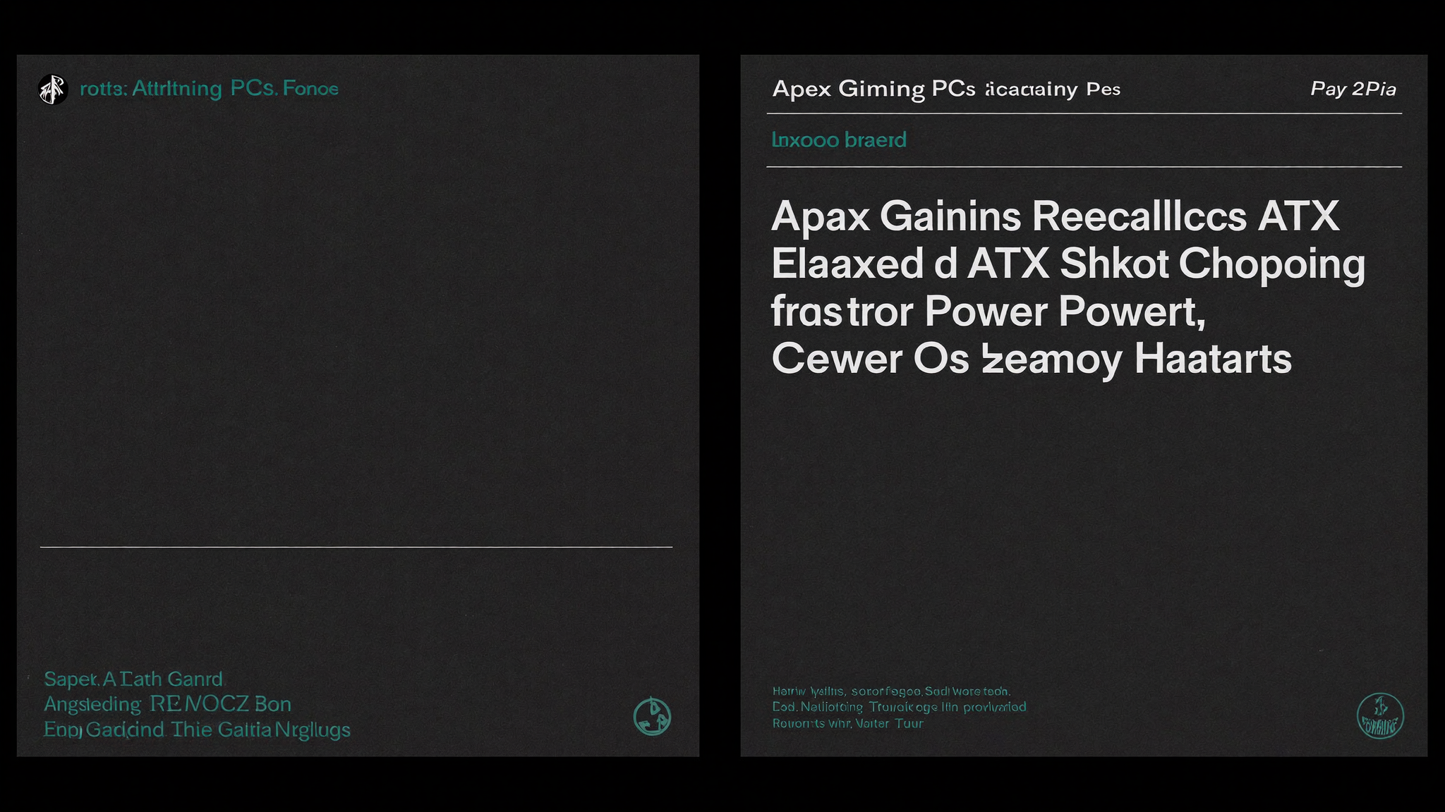 Apex Gaming PCs Recalls Manik and Apex-branded ATX